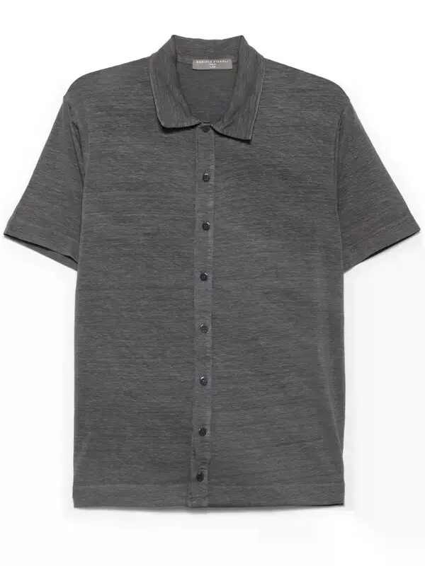 DANIELE FIESOLI Slub-texture Polo Shirt