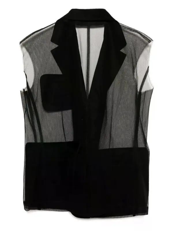 BLACK COMME DES GARÇONS Sleeveless Blazer