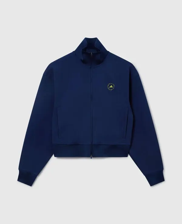 Stella McCartney Logo Knitted Track Jacket - Navy