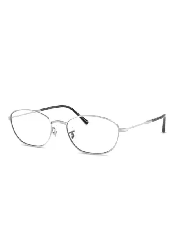 Ray-ban Geometric Frame Eyeglasses - Silver