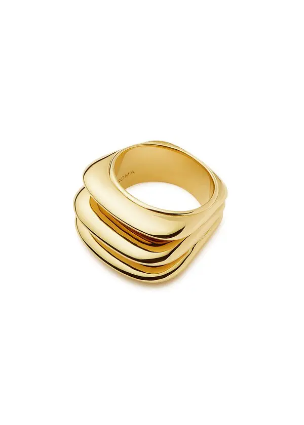 MISSOMA Hera Dome Triple Ridge Ring