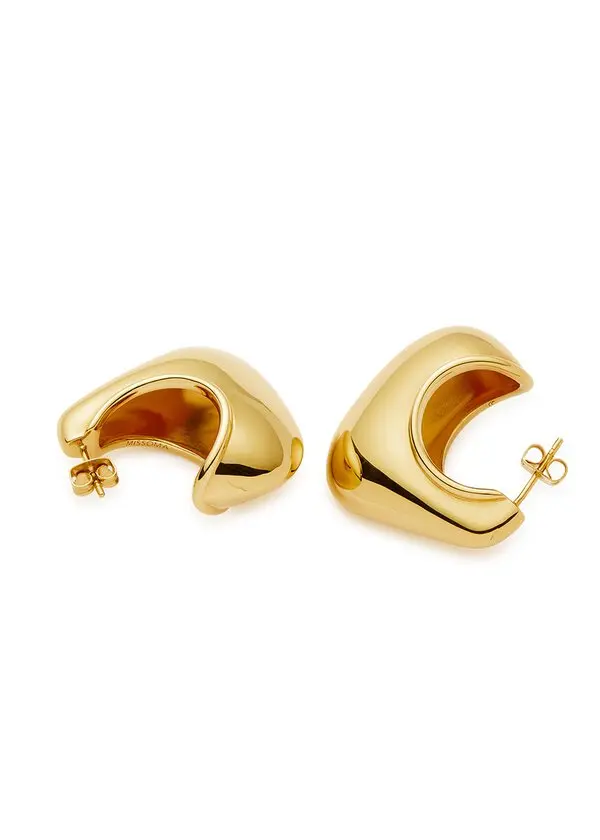 MISSOMA Hera Dome Large 18kt -plated Earrings
