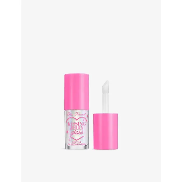 TOO FACED Kissing Jelly Lip Oil Gloss 5ml - Strawberry Frosting
