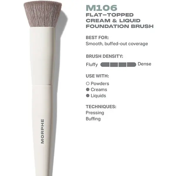 MORPHE M106 Flat-topped Foundation Brush