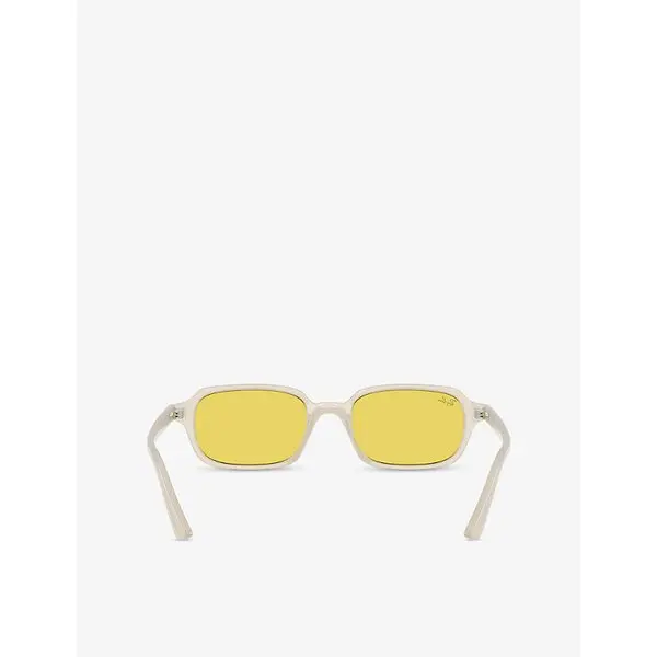 Ray-ban Zuri Pillow-frame Sunglasses - White