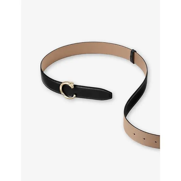 Cartier Panthère De Large Buckled Leather Belt