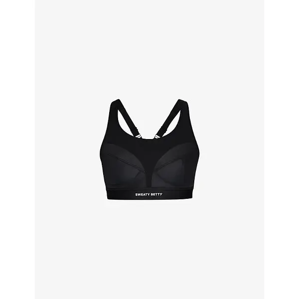 Sweaty Betty Power Pro Branded Stretch-woven Bra