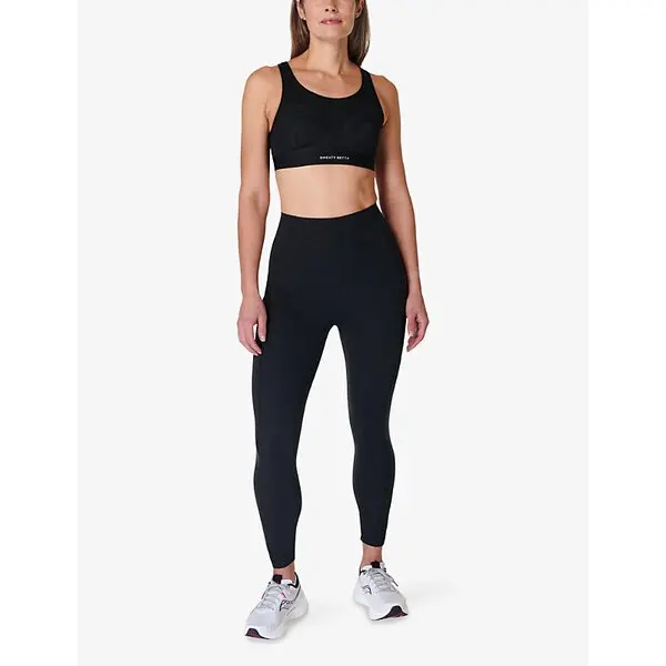 Sweaty Betty Power Pro Branded Stretch-woven Bra