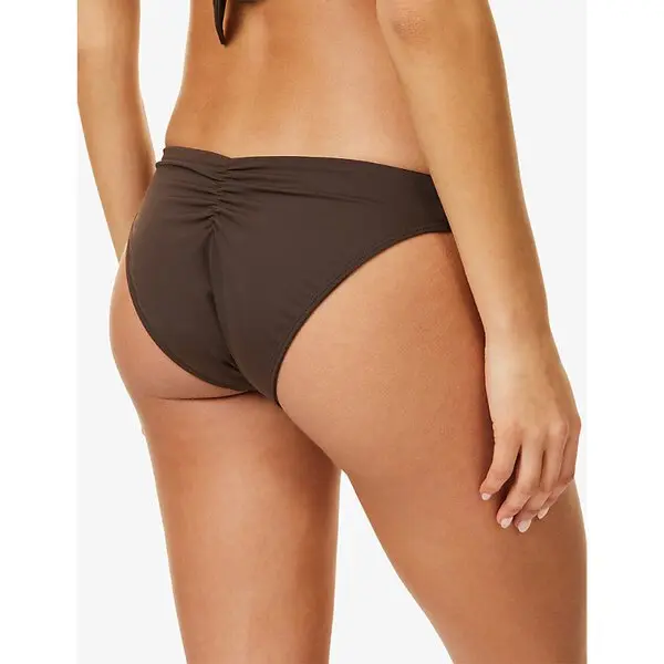 AWAY THAT DAY Sorrento Ruched Bikini Bottoms