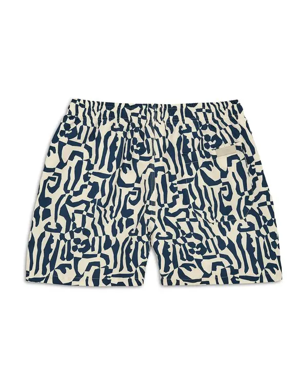 Oas Marbling 4.3 Swim Trunks - Blue