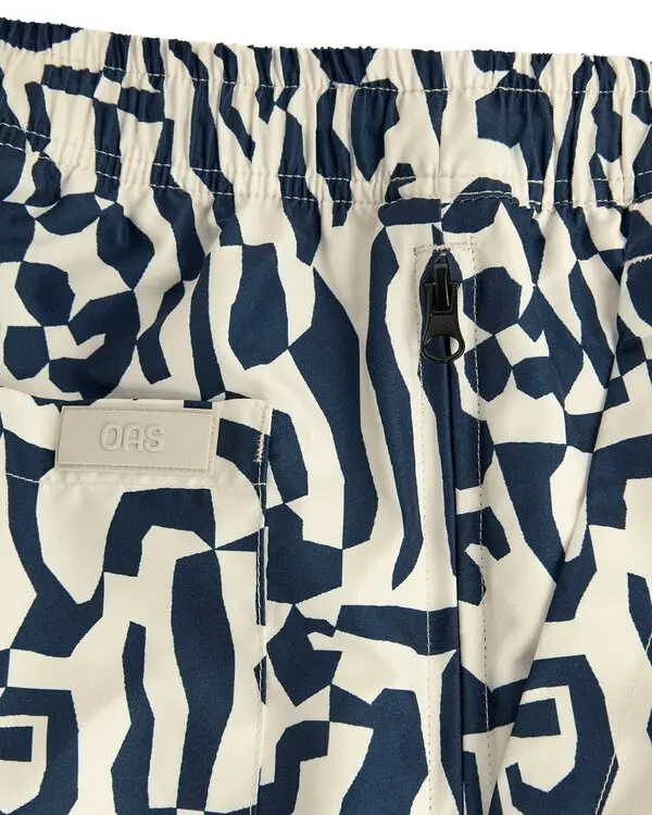 Oas Marbling 4.3 Swim Trunks - Blue