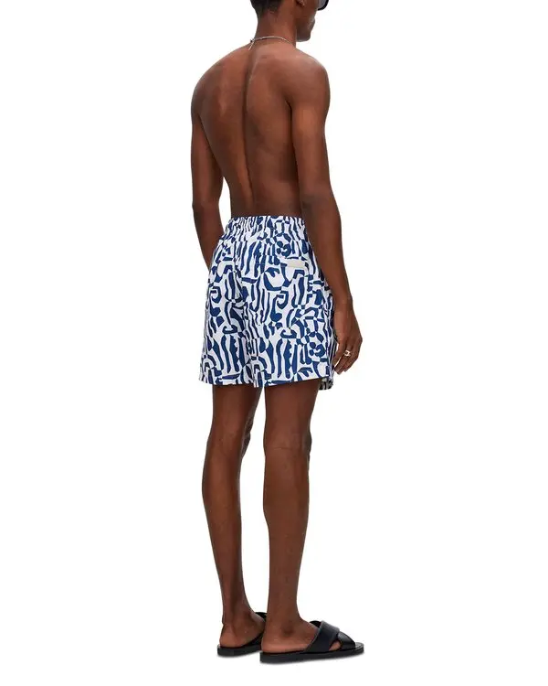 Oas Marbling 4.3 Swim Trunks - Blue