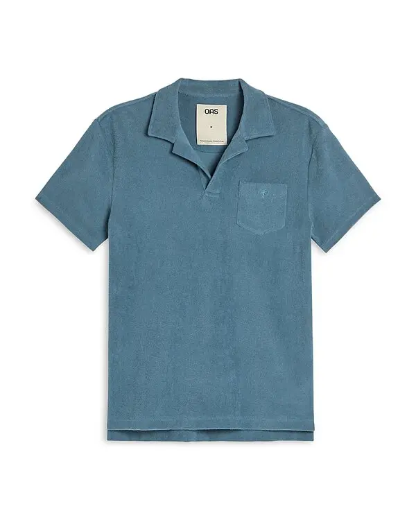 Oas Coronet Terry Polo Shirt - Blue