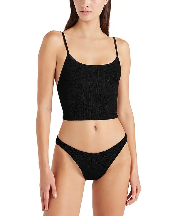Hunza G Longline Bikini Top And Bottom - Black