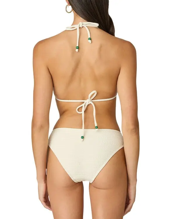 Shoshanna Textured Classic Bikini Bottom