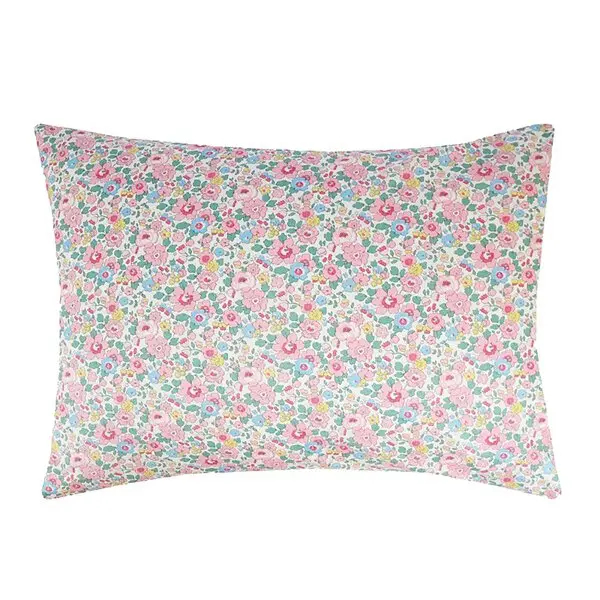 COCO & WOLF Liberty Fabric Pillowcase - Betsy Blossom Pink