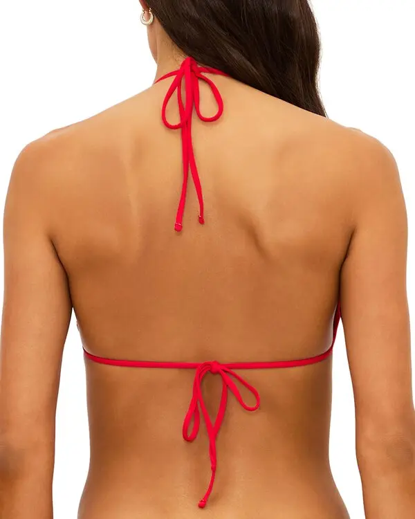Beach Riot Soleil Side Tie Bikini Bottom - Ruby