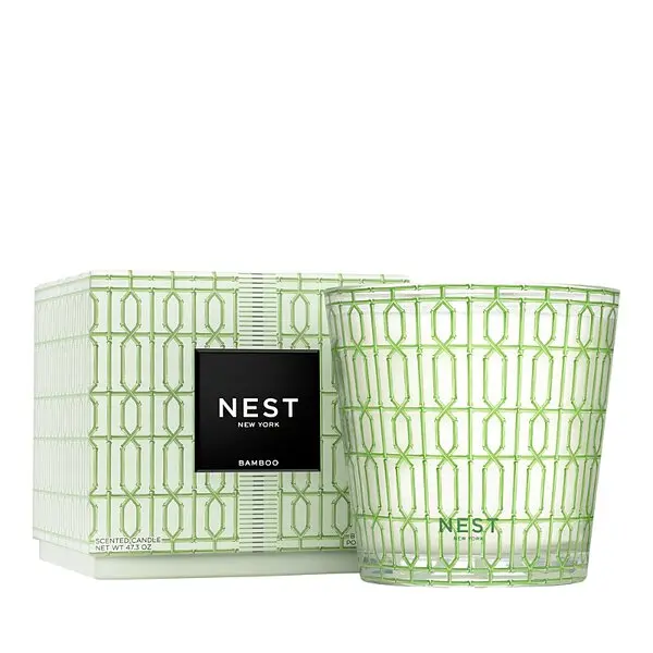 NEST NEW YORK Bamboo Decorative Luxury Candle 47.3 Oz - No Color
