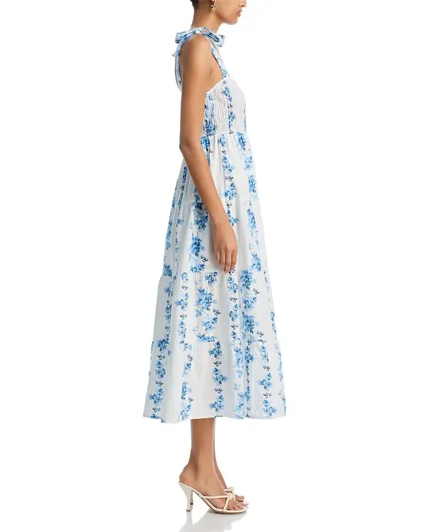 emerald green dressing gown Grecian Cut-Out Surplice High-Neck Tie Sleeveless Empire Waist Maxi Dr –  Luxury on a Dime main image 1