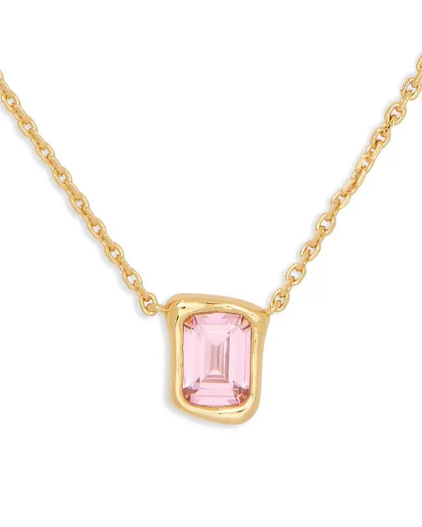 Kate Spade New York Molten Glass Pendant Necklace - Pink/gold