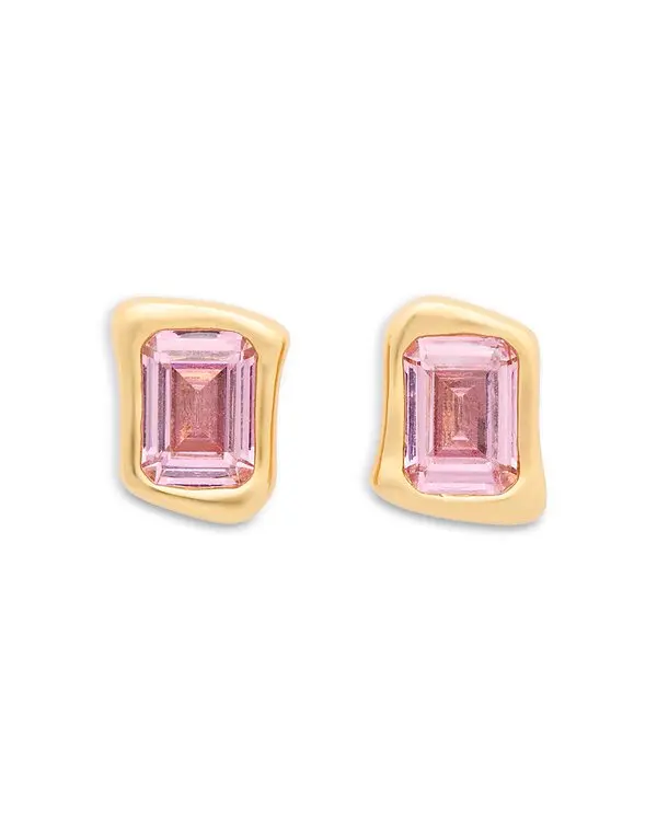 Kate Spade New York Molten Glass Stud Earrings - Pink/gold