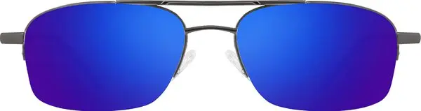 Zenni Aviator Half-rim Titanium Frame - Gray