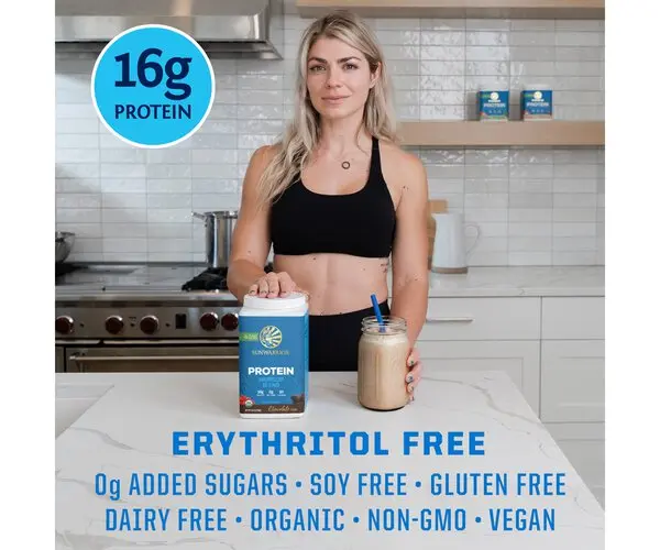 SUNWARRIOR Natural Warrior Blend Protein + Greens Powder
