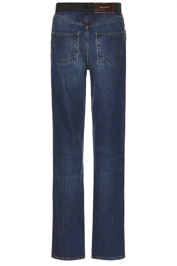 WALES BONNER Echo Jeans - Indigo