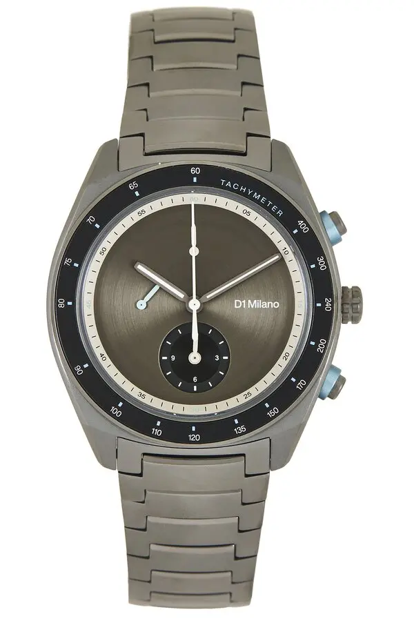 D1 MILANO Cronografo 40mm Watch - Essential Black