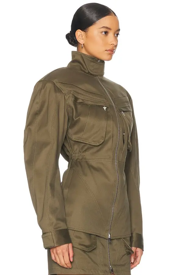 MUGLER Zip-up Workwear Jacket