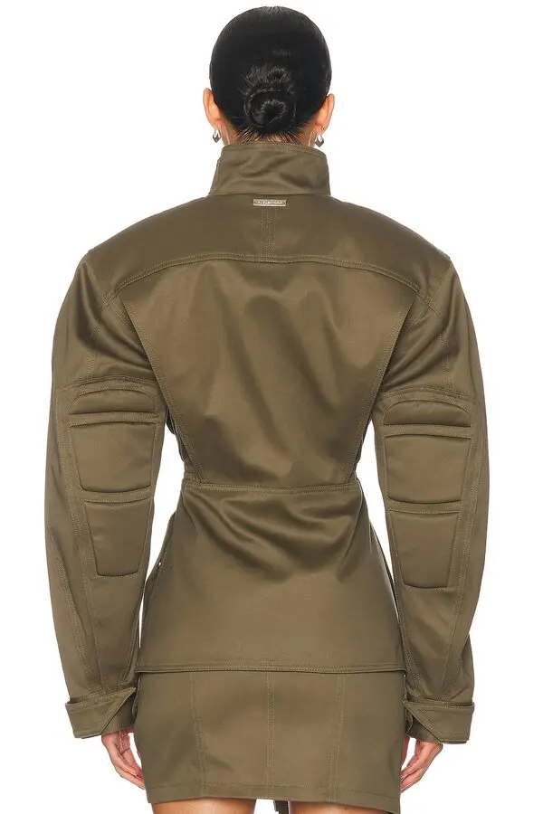 MUGLER Zip-up Workwear Jacket