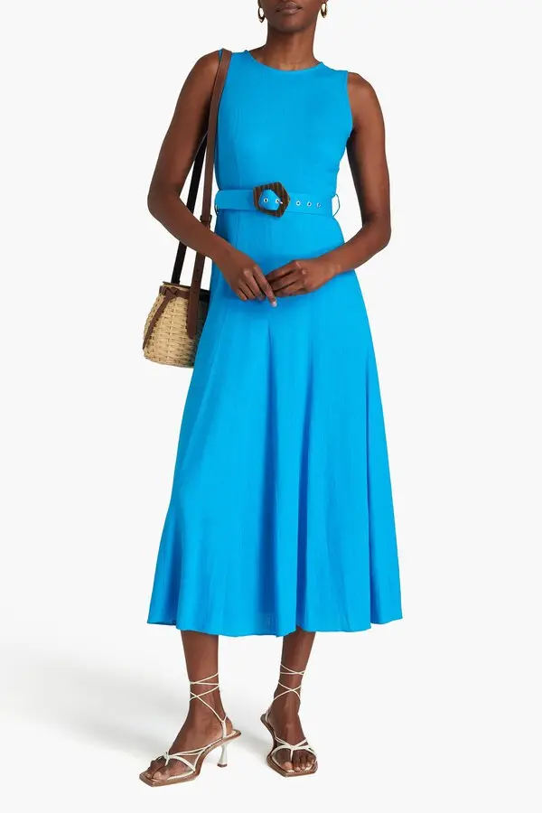 knee length dresses for ladies Elliot Origami Midi Dress RENTAL – Olivia Rubin main image 1