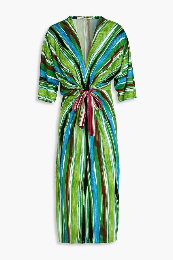 green and white jersey dress Boden Women's Marcia Jersey Shirt Dress in Green main image 0