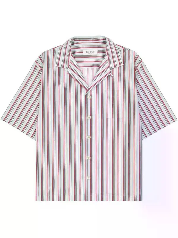 LANEUS Striped Shirt