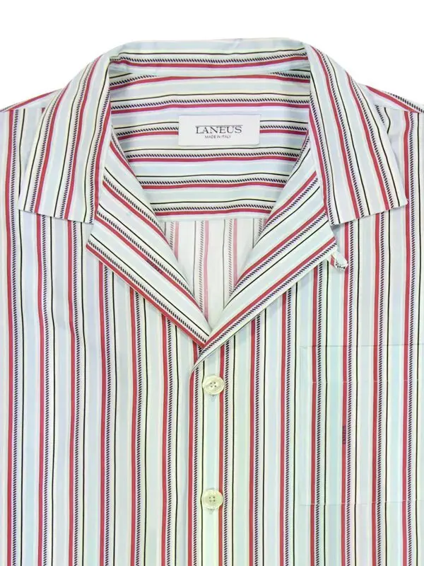 LANEUS Striped Shirt