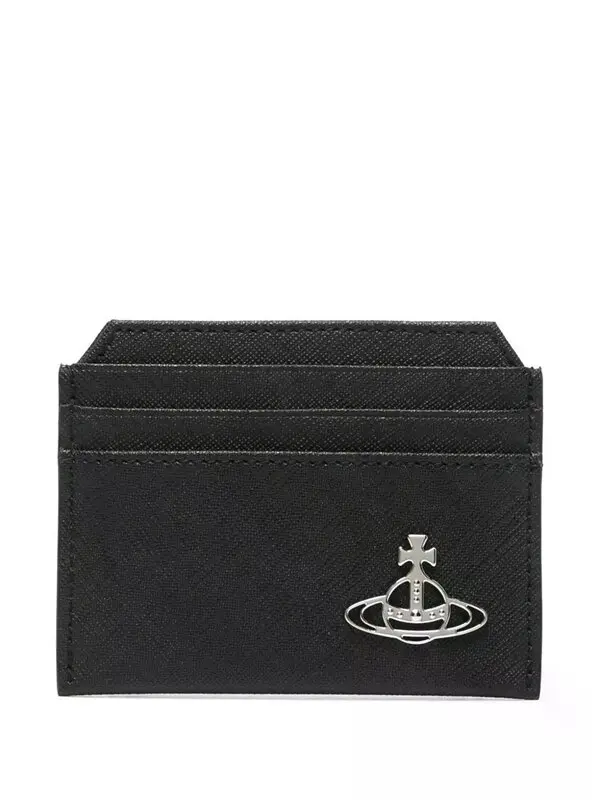 VIVIENNE WESTWOOD Orb-plaque Cardholder - Black