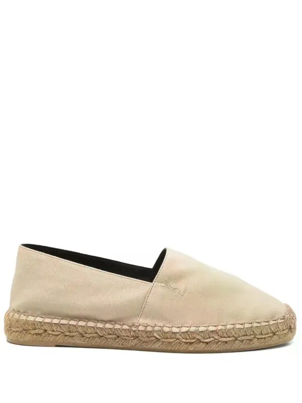 Saint Laurent Cotton Espadrilles - Neutrals