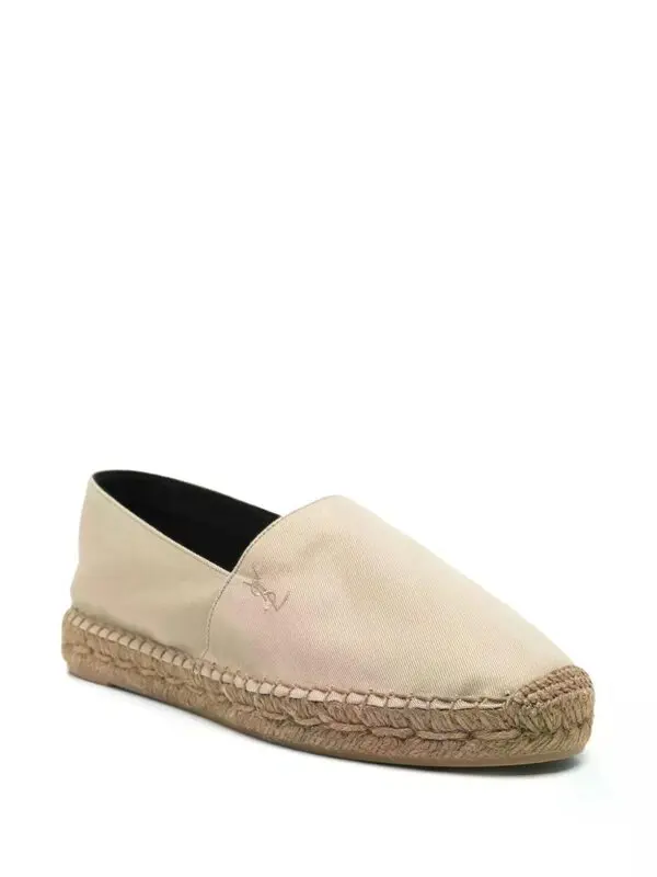 Saint Laurent Cotton Espadrilles - Neutrals