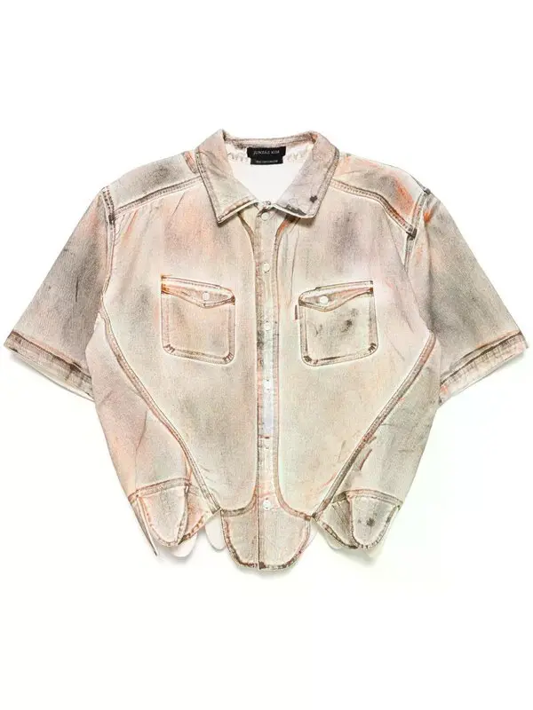 JUNTAE KIM Cropped Shirt