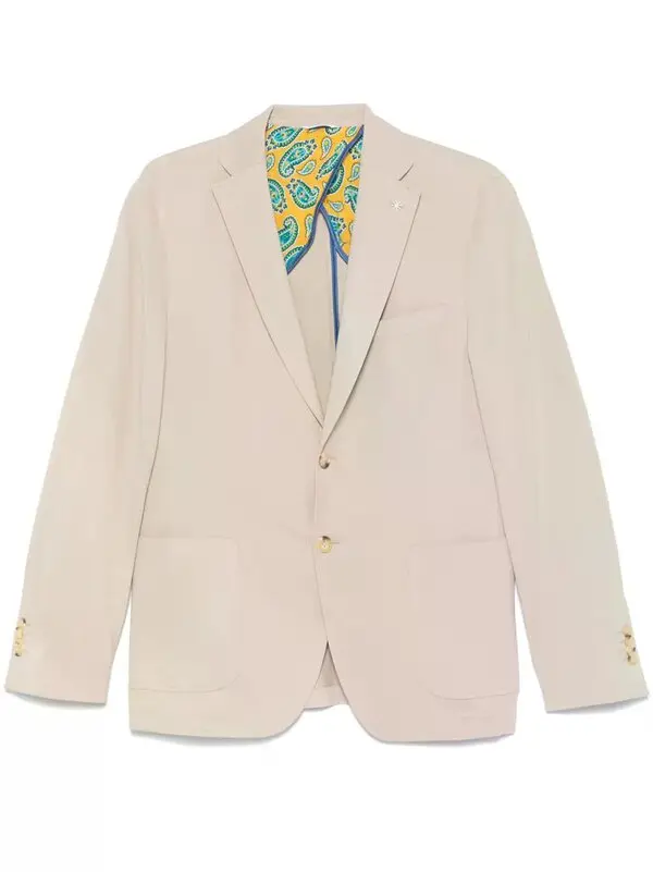 MANUEL RITZ Piqué Blazer
