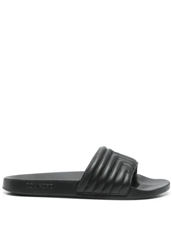 TOM FORD Leather Slides