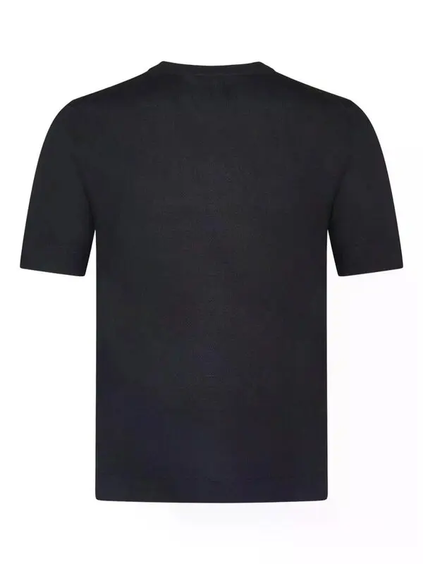 FRANZESE COLLECTION Fine-knit T-shirt - Black
