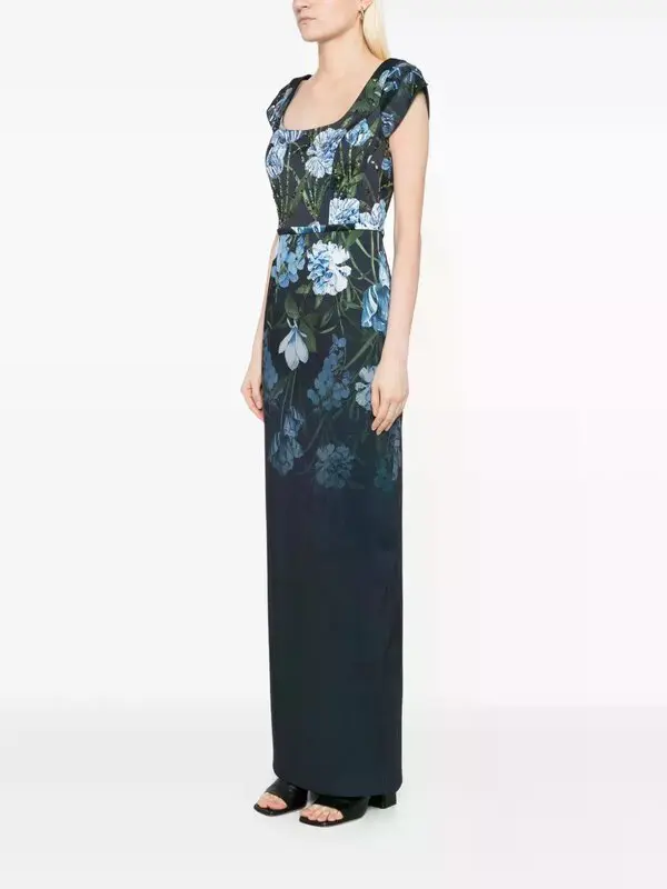 Sachin & Babi Embellished Grace Gown - Blue
