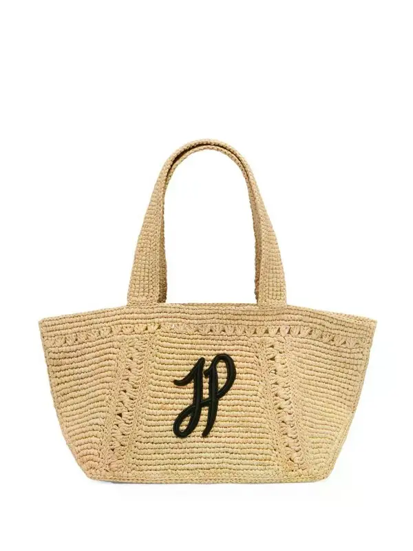 Patou Small Jp Monogram Trapeze Tote