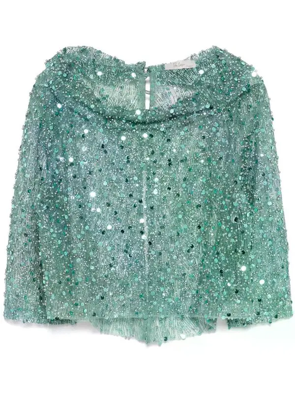 FELY CAMPO Sequined Top