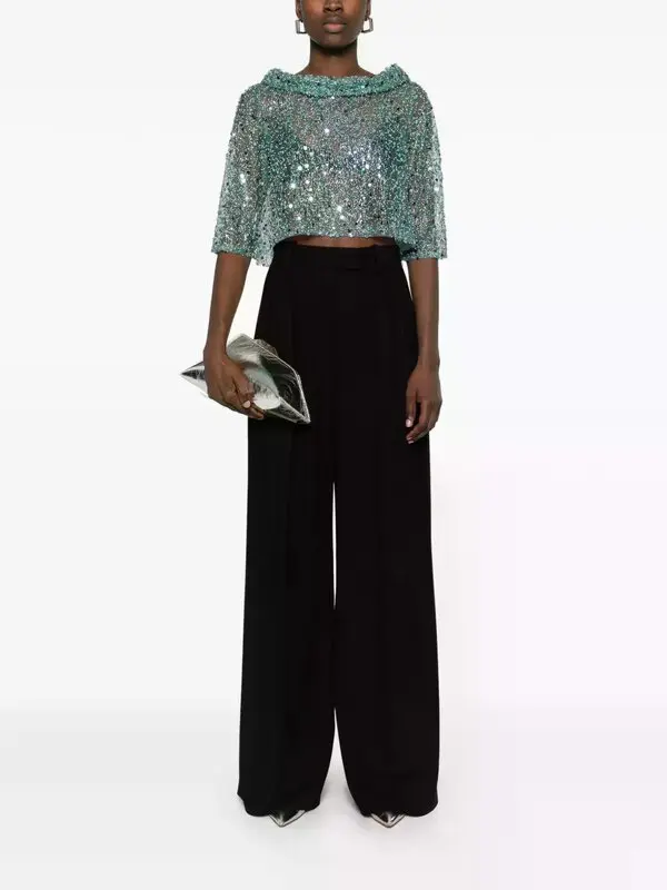 FELY CAMPO Sequined Top