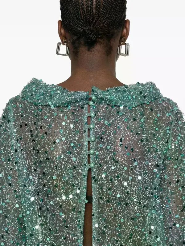 FELY CAMPO Sequined Top