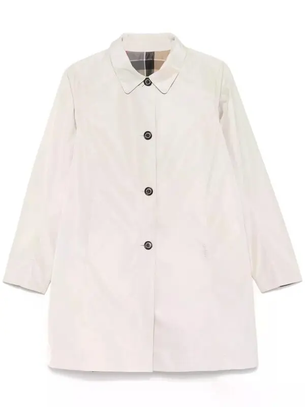 Barbour Babbity Reversible Trench Coat - Neutrals