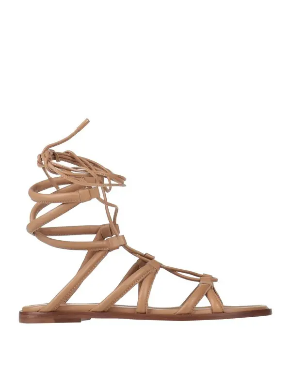 GIANVITO ROSSI Leather Tie-up Sandals