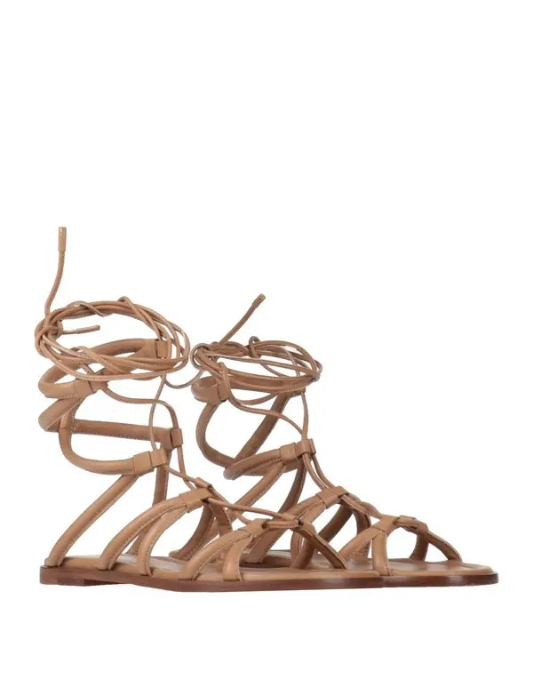 GIANVITO ROSSI Leather Tie-up Sandals